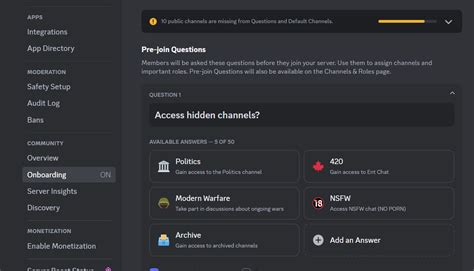 How Do I Add More Channels To Default Channels There S No Default