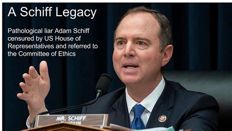 Us House Votes To Censure Representative Contemptible Adam Schiff