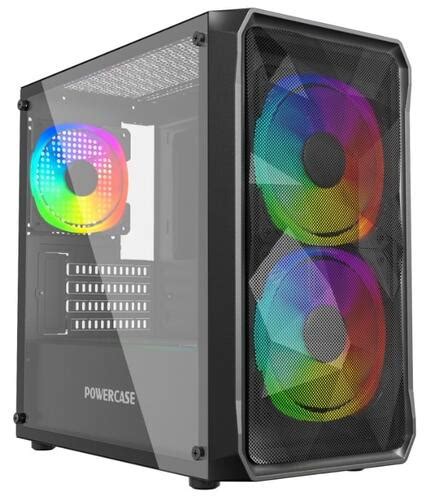 Купить Корпус Powercase Mistral Micro A3b Argb [cmmab A3] черный в интернет магазине Dns