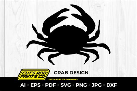 Crab Svg Png Vector Graphic Graphic By Cuts And Prints Co · Creative