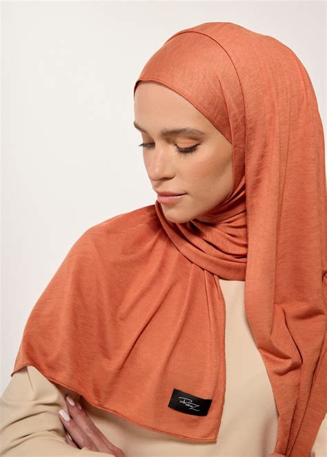 Rabia Z Jarsey Rust Şal