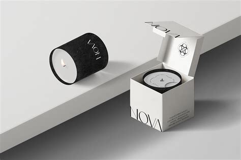 Nova Candle Branding And Packaging Behance