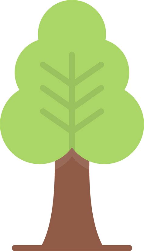 Tree Flat Icon Vector Art At Vecteezy Tree Flat Icon Vector Art At Vecteezy