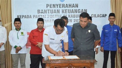 Terungkap Dari Sini Sumber Keuangan Parpol Di Cilacap PDIP Terima Rp