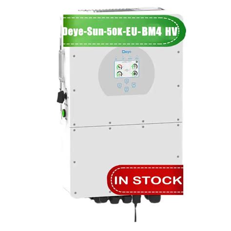 Deye Sun 50k Sg01hp3 Eu Bm4 Hybrid Solar Inverter Energy Dawnice