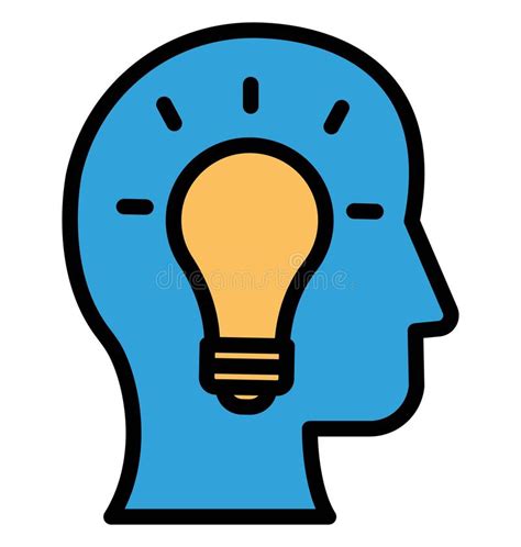 Brainstorming Isolated Vector Icon Which Can Easily Modify Or Edit Stock Vector Illustration
