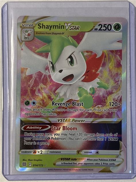 Mavin 2022 Pokemon Swsh Brilliant Stars Shaymin Vstar 014172