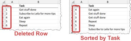 Number Rows In Excel Dynamic Solution With Sequence Xelplus Leila Gharani