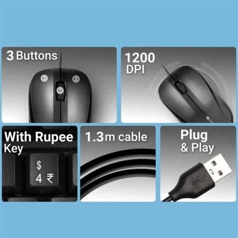 Zebronics Judwaa 850 Keyboard Mouse Combo At Rs 999 Piece New Delhi Id 2855095013930