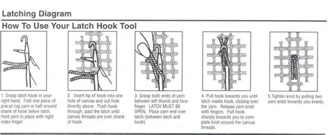 Persimmon Sky Latch Hooking