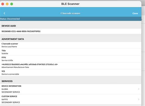 Device Services Became Null And Not Discoverable After Connection