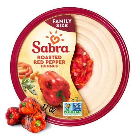 Sabra Roasted Red Pepper Hummus 17oz Sabra Dipping Company Llc