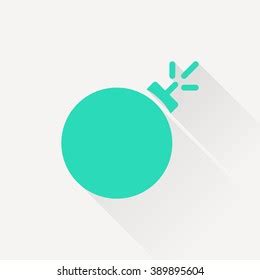 Hand Drawn Bomb Icon Big Black Stock Vector (Royalty Free) 1902232888