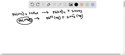 Solved Write The Dissolution Reaction For Cobalt Ii Nitrate In Watcr Use The Pull Down Menus