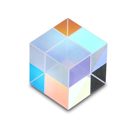 빛 스펙트럼 물리학 교육을 위한 20mm Rgb 분산 프리즘 광학 유리