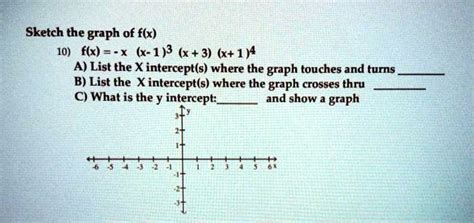 solved sketch the graph of flx 10 flx x x 1 3 x 3 x 1 4 a