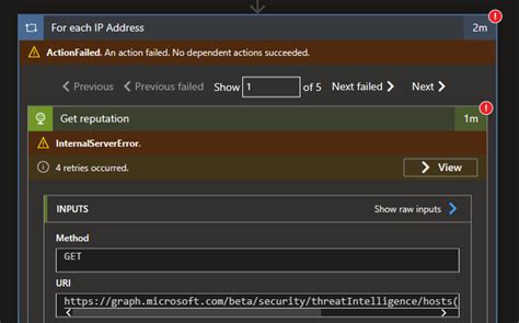Mdti Intel Reputation Playbook Fails With 500 · Issue 7781 · Azure