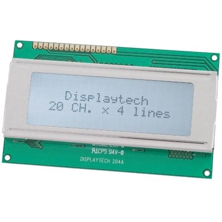 Alphanumeric LCD Displays Compart