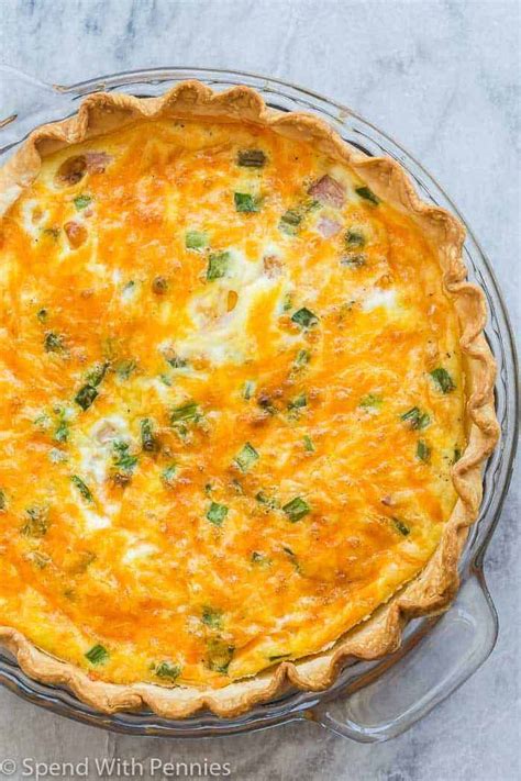 Easy Quiche Recipe Spend With Pennies