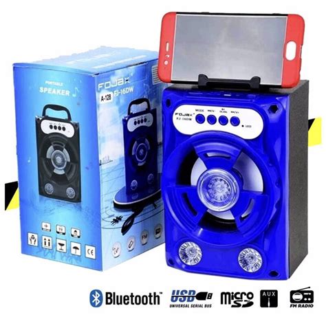 ลำโพง Bluetooth ไร้สาย ซับวูฟเฟอร์ รองรับไมโครโฟน บลูทู ธ Usb การ์ด Tf วิทยุ ลำโพง