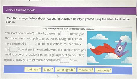 solved how is inquizitive graded nread the passage below