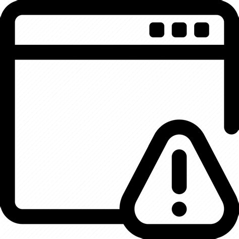 Danger Alert Warning Window Application Error Message Icon Download On Iconfinder