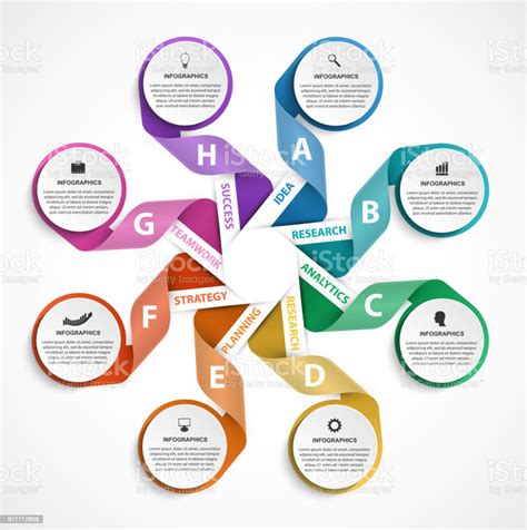 추상 옵션 인포 그래픽 템플릿입니다 비즈니스 프레 젠 테이 션 또는 정보 배너에 대 한 인포 그래픽입니다 0명에 대한 스톡 벡터 아트 및 기타 이미지 Istock