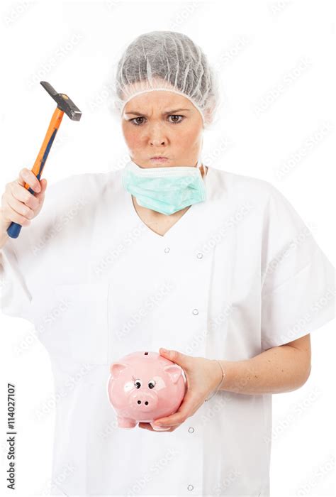 Casser Sa Tirelire Stock Photo Adobe Stock