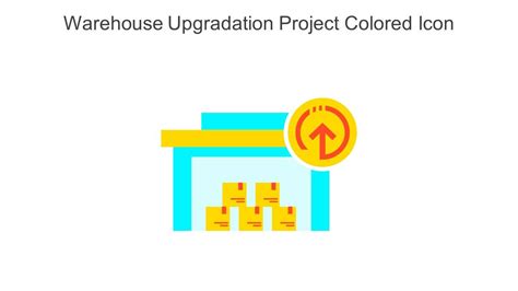 Warehouse Upgradation Project Colored Icon In Powerpoint Pptx Png And Editable Eps Format Ppt Slide