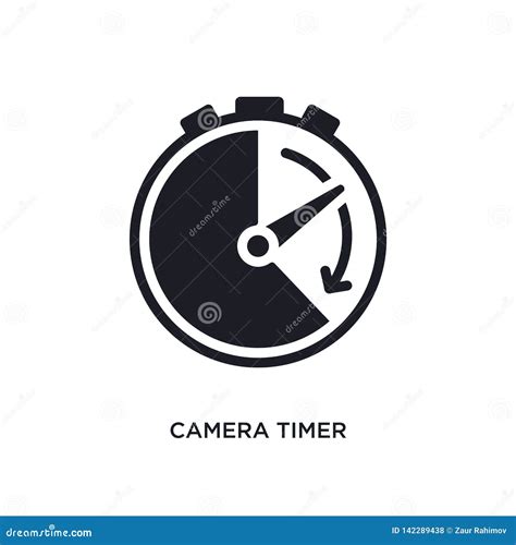 camera timer isolated icon simple element illustration from electronic