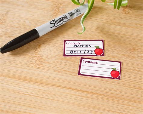 Food Freezer Label Stickers Food Storage Labels Write On Lined Self