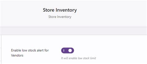 Low Stock Alert MultiVendorX