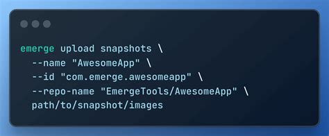Emerge Tools Blog BYO Snapshots