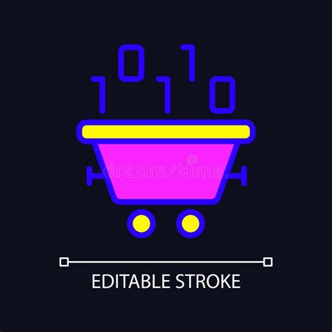 Data Mining Technology Rgb Color Pixel Perfect Icon For Dark Theme