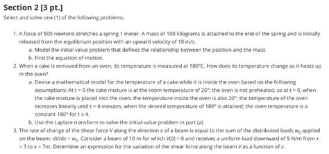 solved section 2 [3 pt select and solve one 1 of the