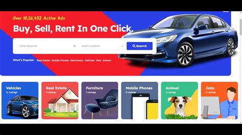 Classiads Theme Update Mobile Footer Youtube