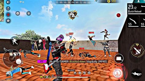 Free Fire Solo VS Squad Game Play Headshot Rate 99 Accuracy New