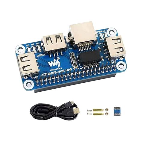 5v Rj45 Ethernet Usb Hub Module Hat Плата расширения Shield Starter Kit