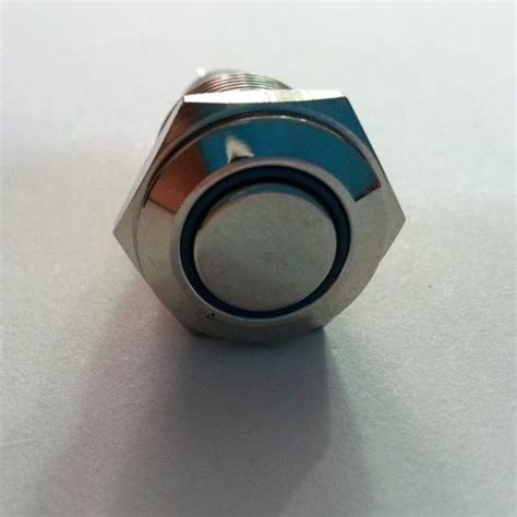 Stylish V Blue LED Push Button Switch For Cars And Boats