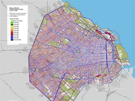Un Mapa Del Ruido Reveló Cuáles Son Las Zonas Más Bulliciosas De La