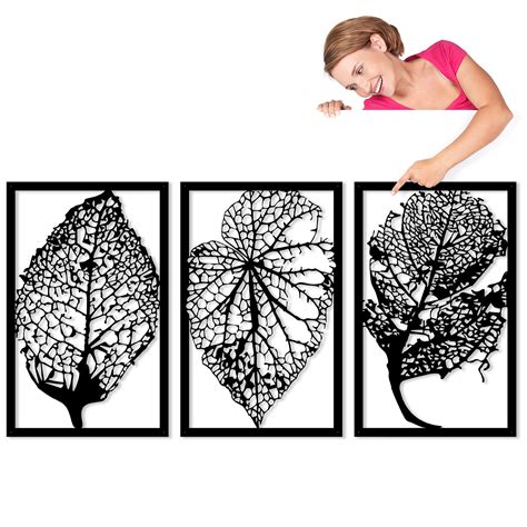 Obraz AŻurowy Dekoracja Ścienna Panele LiŚcie 3d 5903796097153 • Cena