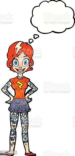 말풍선이 있는 무거운 타투 여자 만화 캐릭터 그리기에 대한 스톡 벡터 아트 및 기타 이미지 그리기 낙서 드로잉 말풍선 Istock