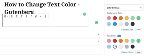 How To Change Text Color In Wordpress