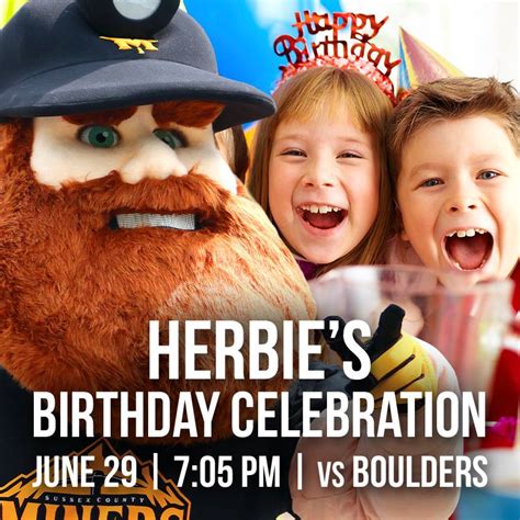 Sussex County Miners Herbies Birthday Celebration Miners Vs