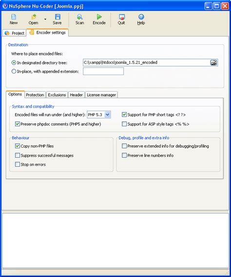 Encode Php Files With Easy Graphical User Interface