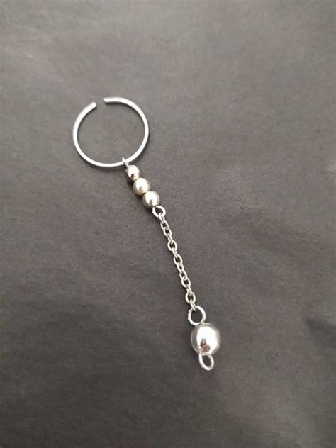Pa Piercing Dangle Jewelry Non Piercing Cock Ring Gold Etsy Australia