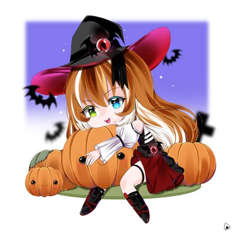 Chibi Halloween By Onigirisamahehe On Deviantart