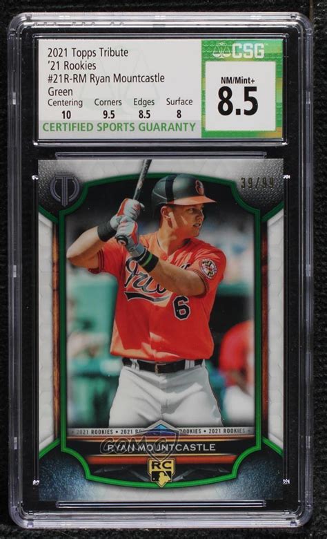 2021 Topps Tribute 2021 Rookies Green 21r Rm Ryan Mountcastle 99