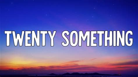 Alana Springsteen Twenty Something Lyrics Youtube