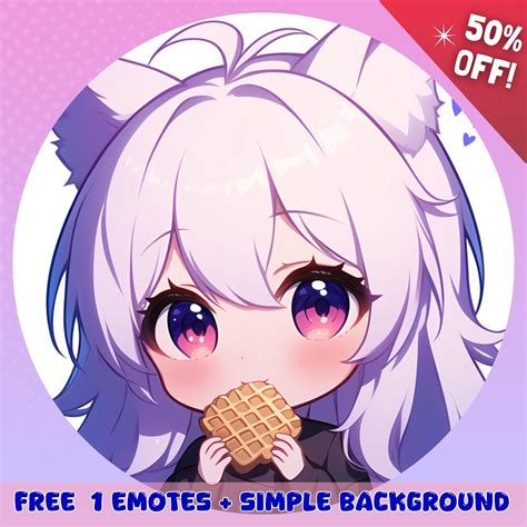 Chibi Commission Chibi Twitch Icon Chibi Social Media Avatar Custom Chibi Icon